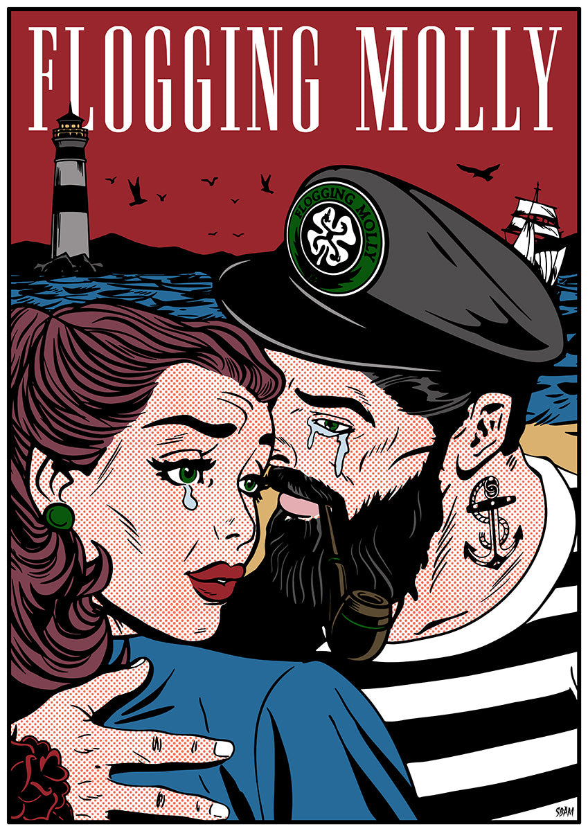 FLOGGING MOLLY "Sailor" Poster ☠️ SBAM Shop