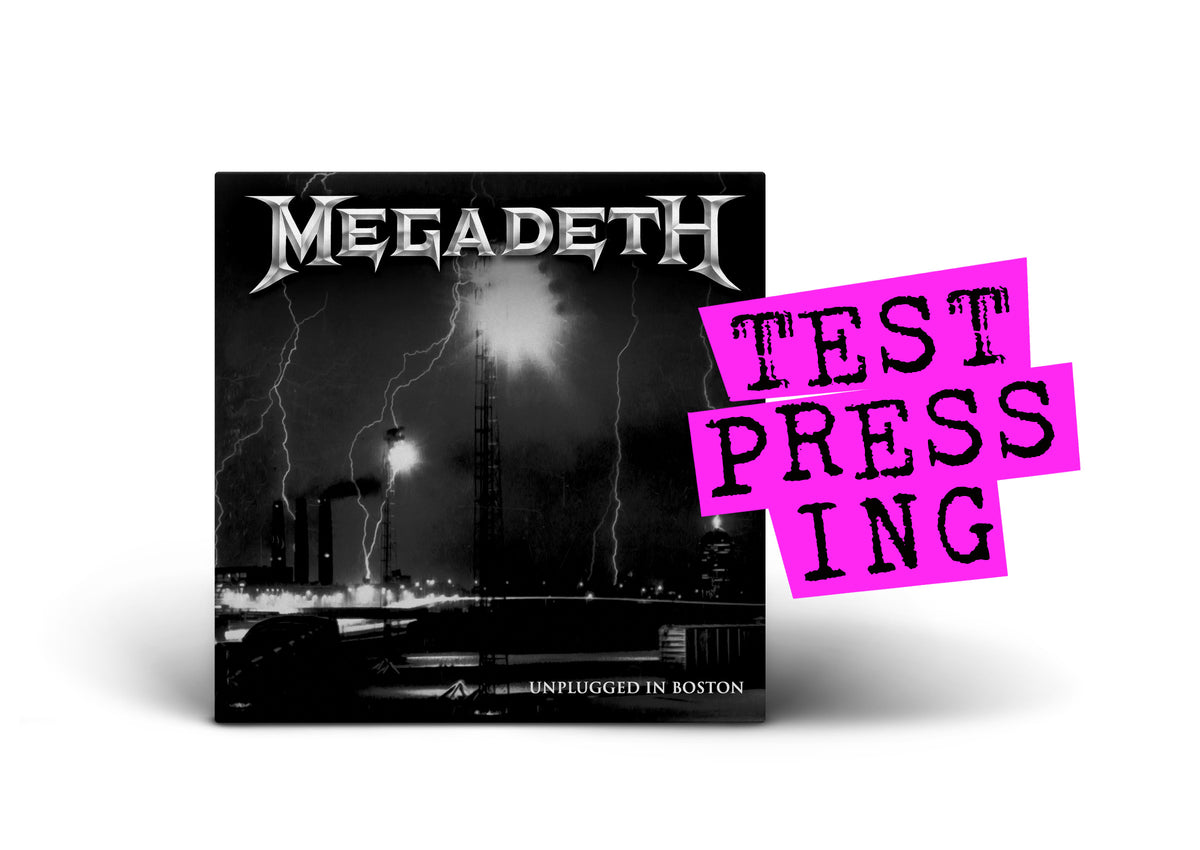 MEGADETH / Unplugged In Boston (Re-Mastered) (Test Pressing) ☠️ SBAM Shop